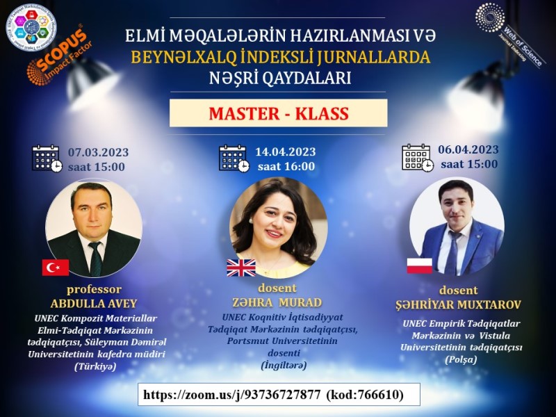 UNEC – Azərbaycan Dövlət İqtisad Universiteti — “Elmi məqalələrin hazırlanması və beynəlxalq ...